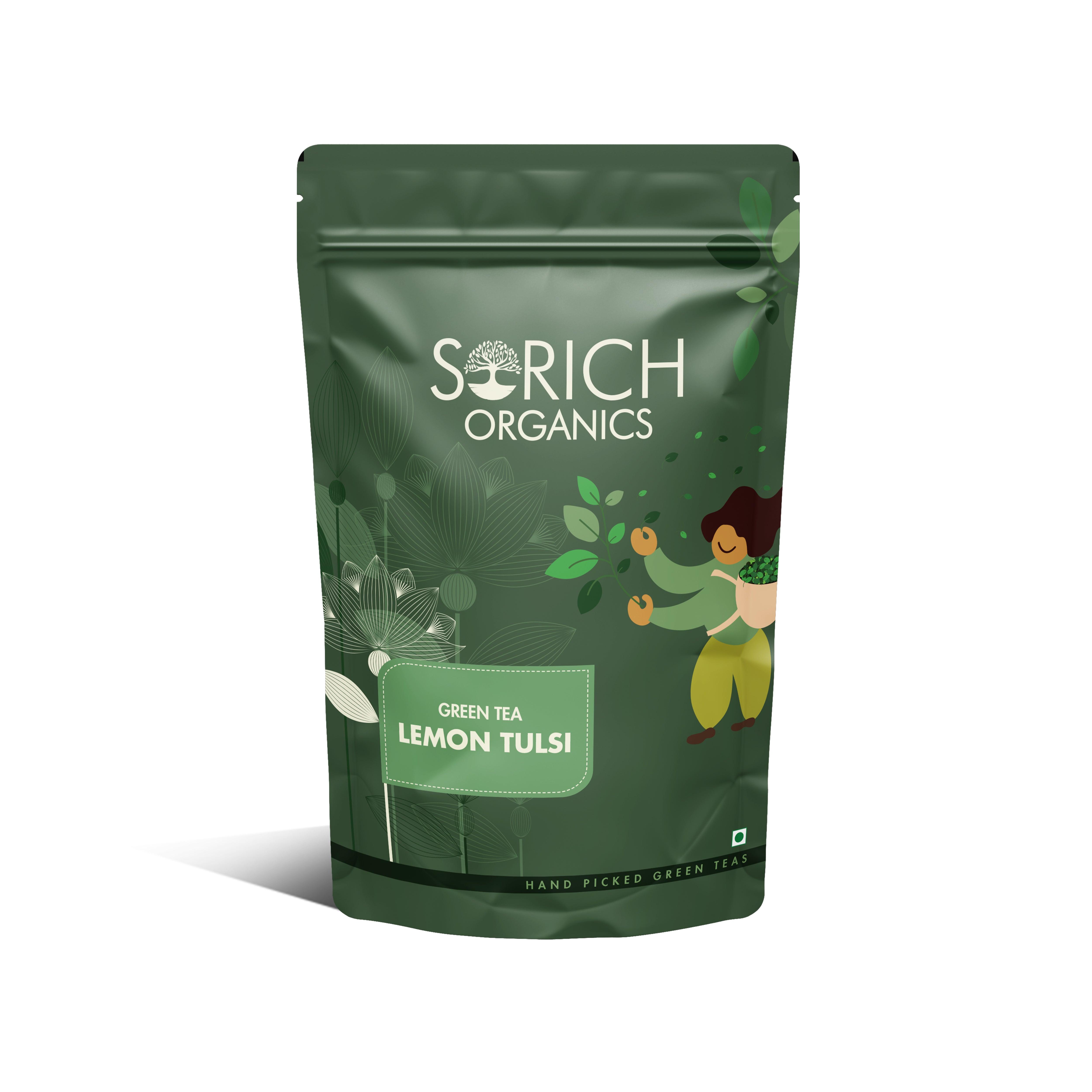 Buy Pure Lemon Tulsi Green Tea Online | At 165 Rs. | Loose leaves Tea ...